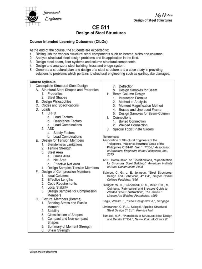 Steel Structure Design Principles | PDF | Plasticity (Physics ...