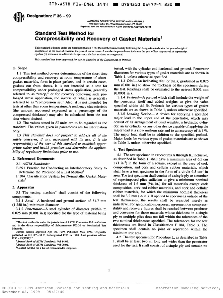 Astm F36 | PDF
