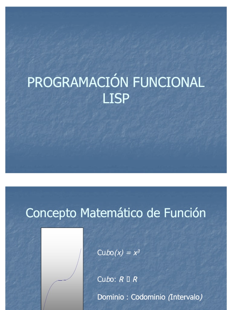 Conceptos de Programación Funcional | PDF | Programacion Funcional ...
