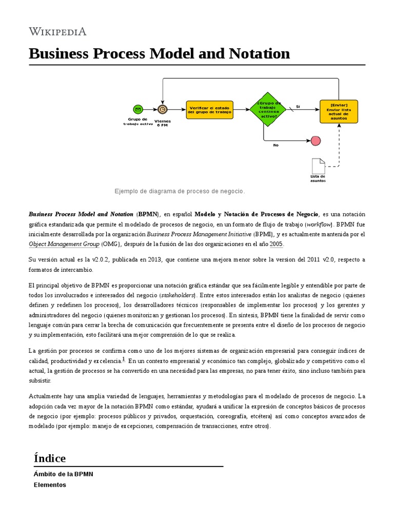 Business Process Model and Notation | PDF | Arquitectura empresarial ...