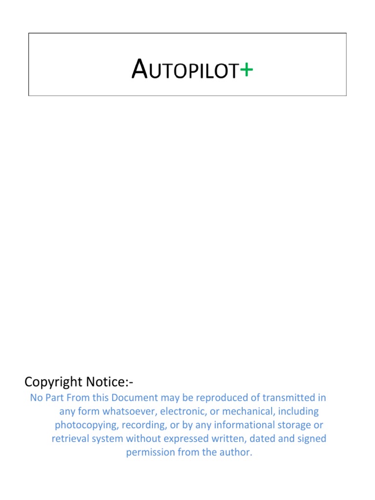 How To Earn Money Using Autopilot Method | PDF | E Books | Media Technology