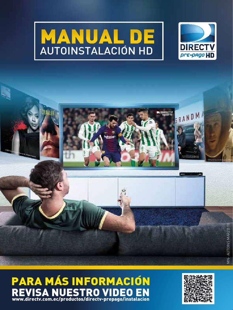 DIRECTV Manual de AutoInstalación HD | PDF | Direc Tv | Hdmi