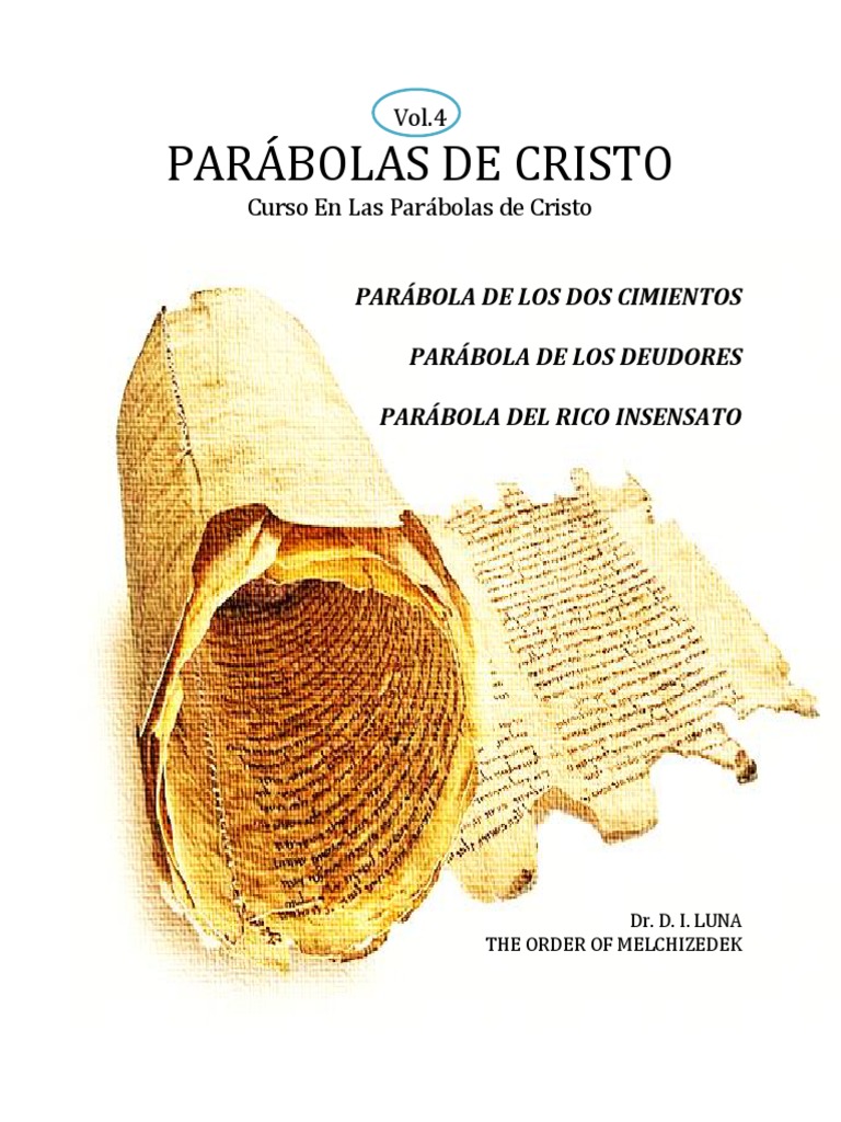 Vol 4 PARABOLAS VOL 4 | PDF | Pecado | Jesús