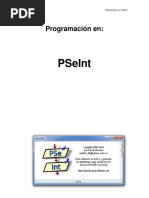 Anexo Único - Manual de Instalación de La Herramienta Pseint | PDF | Algoritmos | Lenguaje de ...