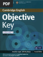 Cambridge - Objective KET Workbook With Answers | PDF