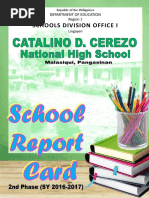 State of The School Address Sample | PDF | Learning