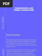 Transmission - Line Foundation Design | PDF | Soil | Clay