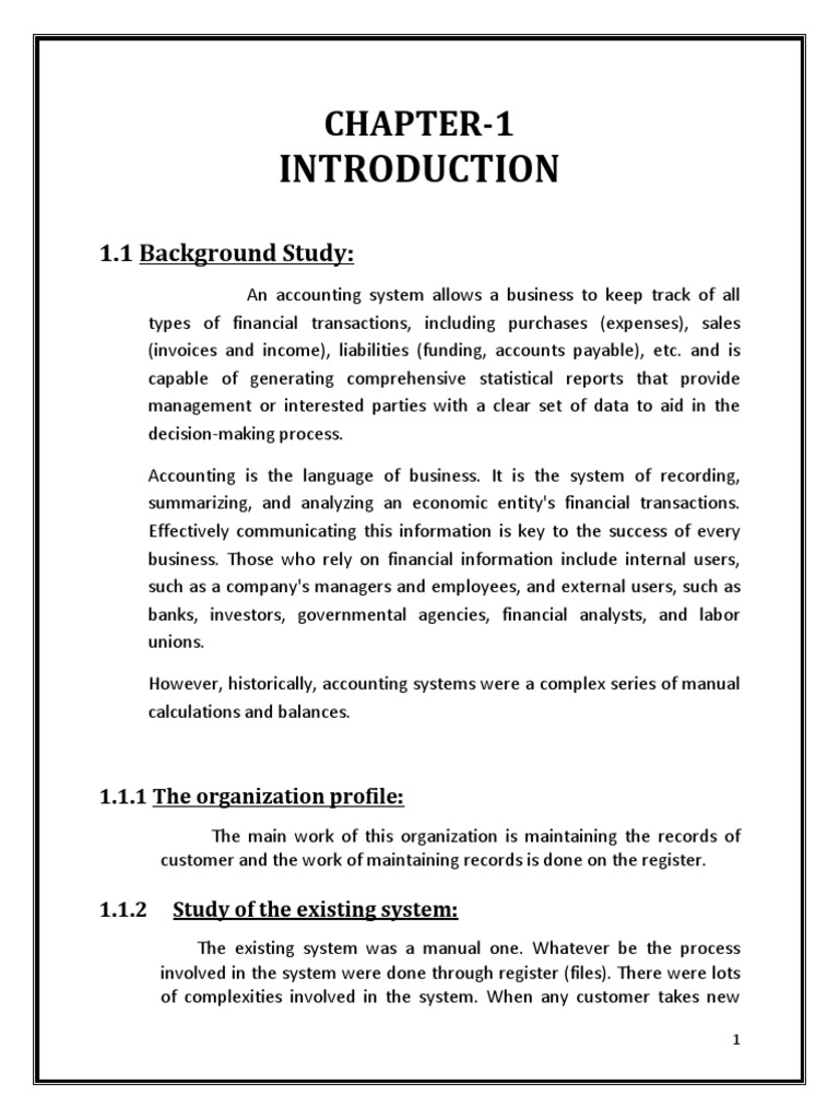 Visual Basic 6.0 Project On Accounting System | PDF | Software Testing ...