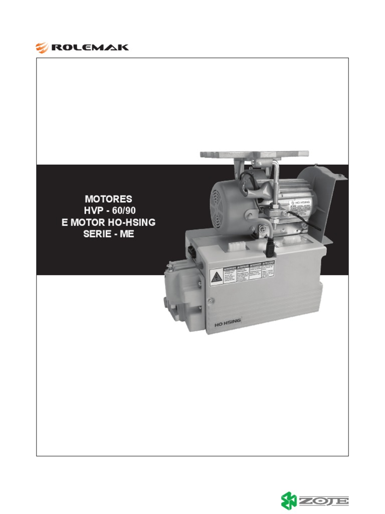 Motor HVP e HO-HSING - Manual de Instrucoes PDF | PDF | Eletricidade ...