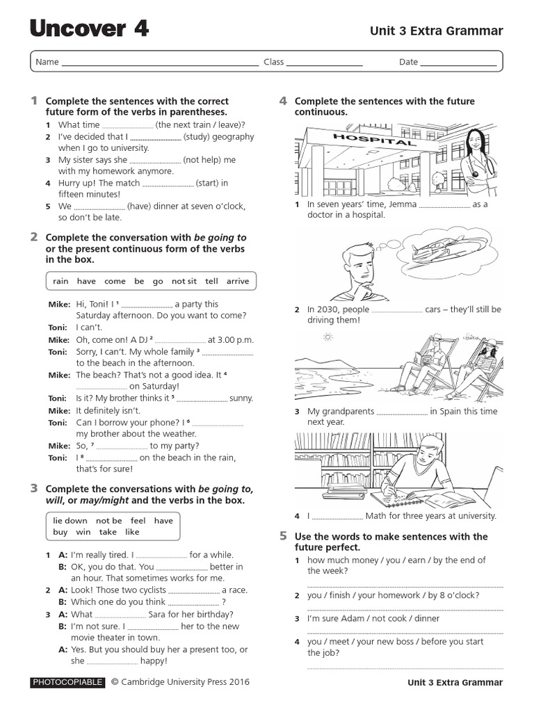Unit 3 Grammar Extra Pdf Pdf Linguistic Typology Grammar