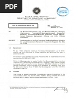 Local Budget Circular No 160 | PDF | Salary | Employment