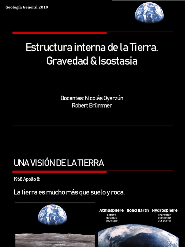 02 Sism IntTierra Grav Isostasia PDF | PDF | Estructura de la tierra | Temblores