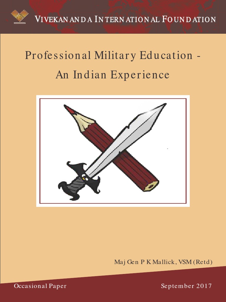Professional Military Education An Indian Experience | PDF | Massive ...