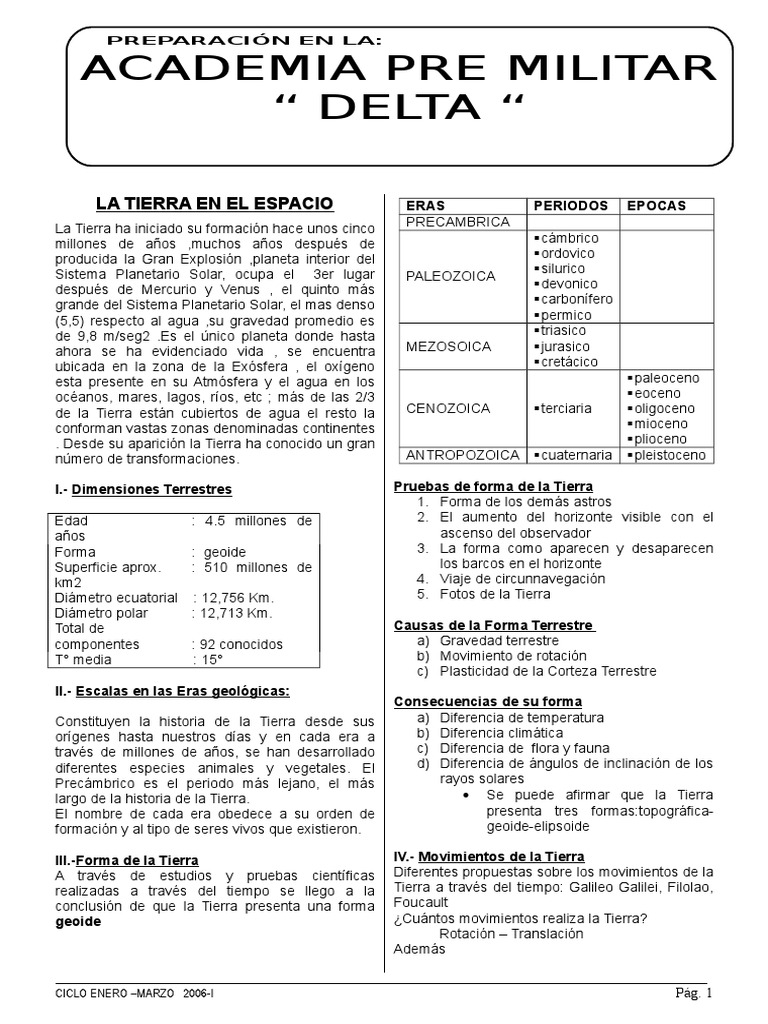 Geografia 03 LA TIERRA EN EL ESPACIO | PDF | Tierra | Luna