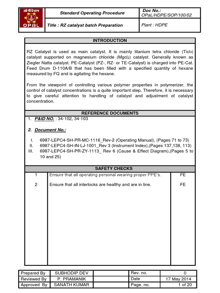 RZ Catalyst | Download Free PDF | Chemistry | Physical Sciences