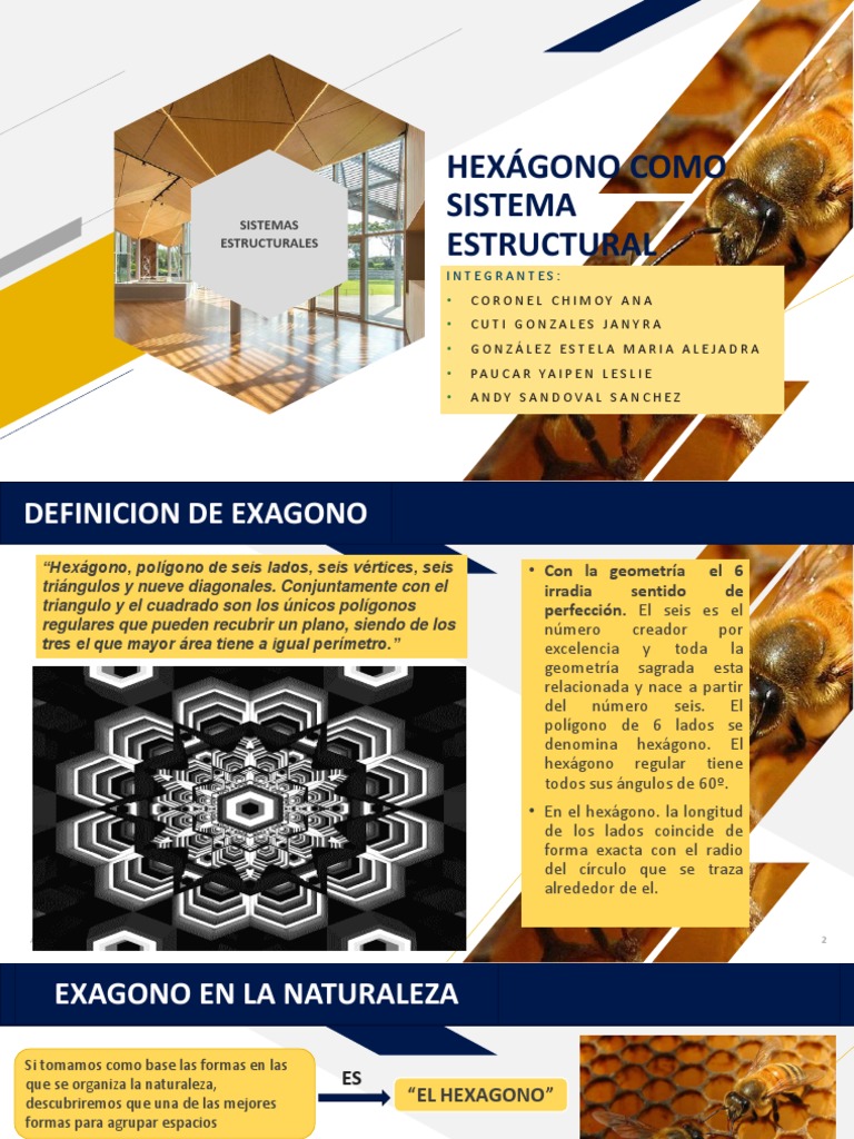 El hexágono como sistema estructural: Un análisis de sus propiedades ...