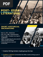 Post Edsa 1 Revolution Literature | PDF | Philippines