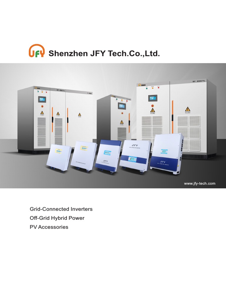 JFY PV Inverters Catalog | PDF | Power Inverter | Alternating Current