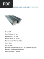Data Sheet Hdpe | PDF