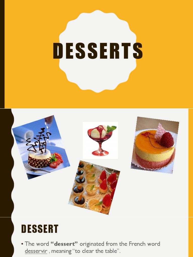 DESSERTS | PDF