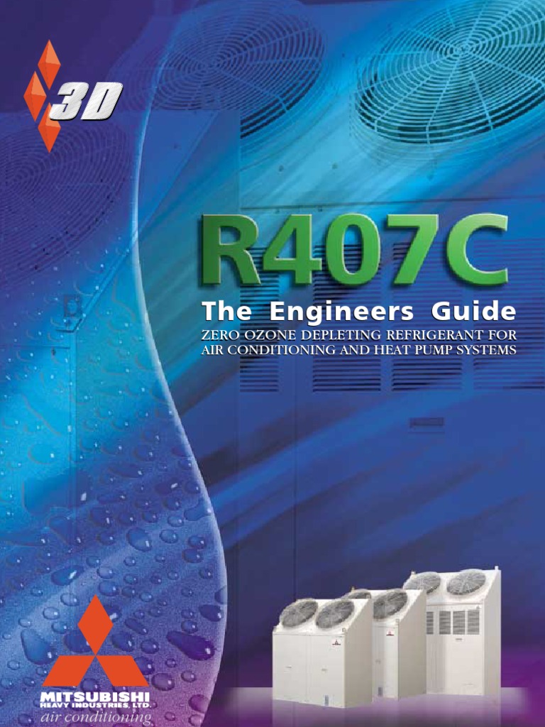 C r407c Guide | PDF | Chlorofluorocarbon | Hvac