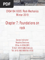 Foundation On Rock | PDF | Deep Foundation | Foundation (Engineering)