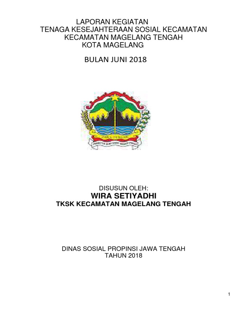 Laporan Kegiatan TKSK Jadi 1 | PDF | Bisnis | Ilmu Sosial