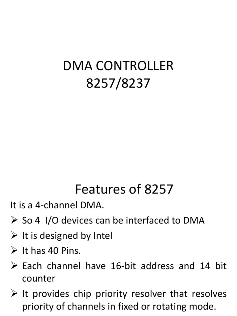 Dma Controller | PDF | Input/Output | Electrical Engineering
