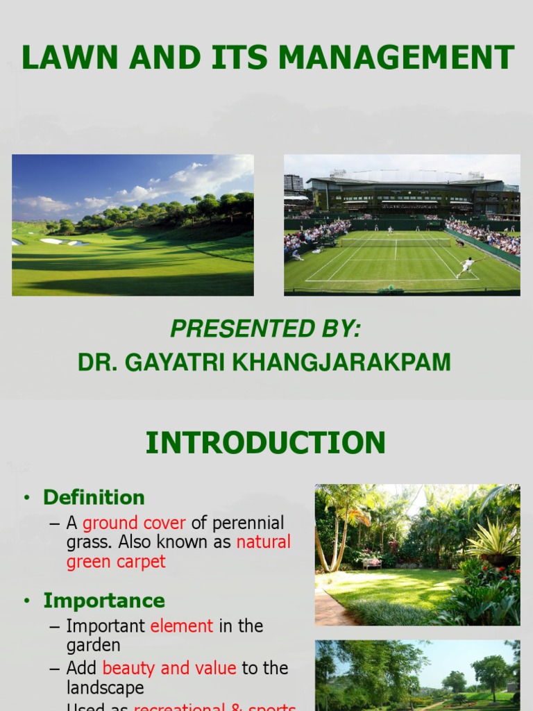 Lawn Establishment and Management Guide | PDF | Sod | Lawn