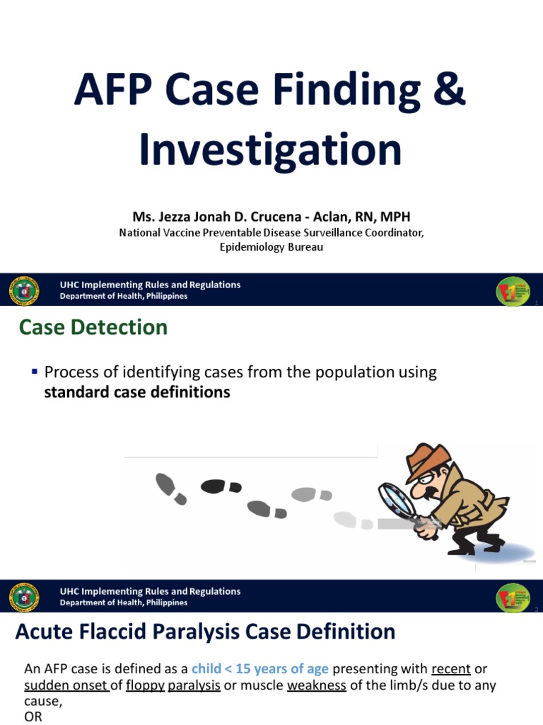 05 - AFP Active Case Finding | PDF | Neurological Disorders | Epidemiology