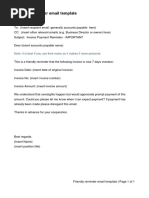 Dunning Letters Format | PDF