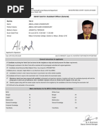 Candidate Hall Ticket | PDF | Identity Document
