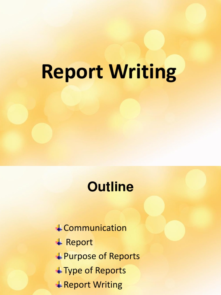 Report Writing | PDF | Information | Cognition