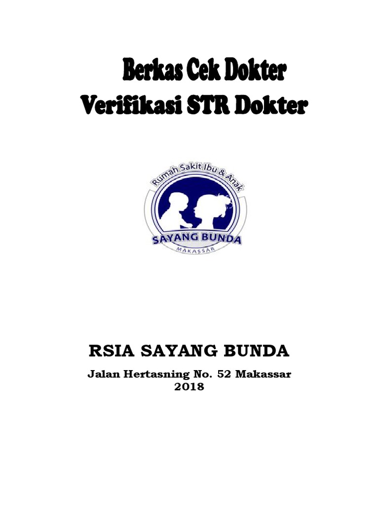 Verifikasi STR Dokter | PDF