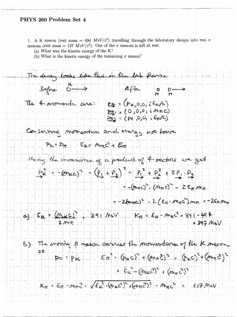 Phys 260 Mcgill Problem Set 4 Pdf