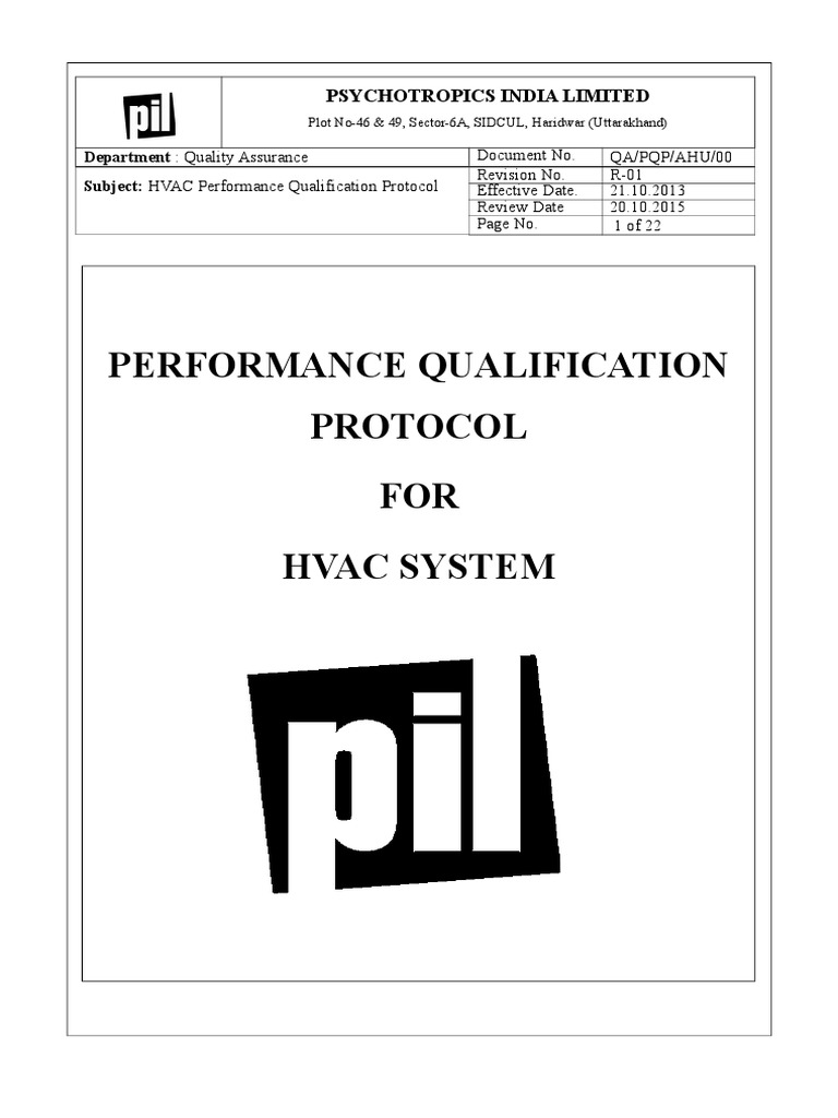 PQ Hvac | PDF | Duct (Flow) | Air Conditioning