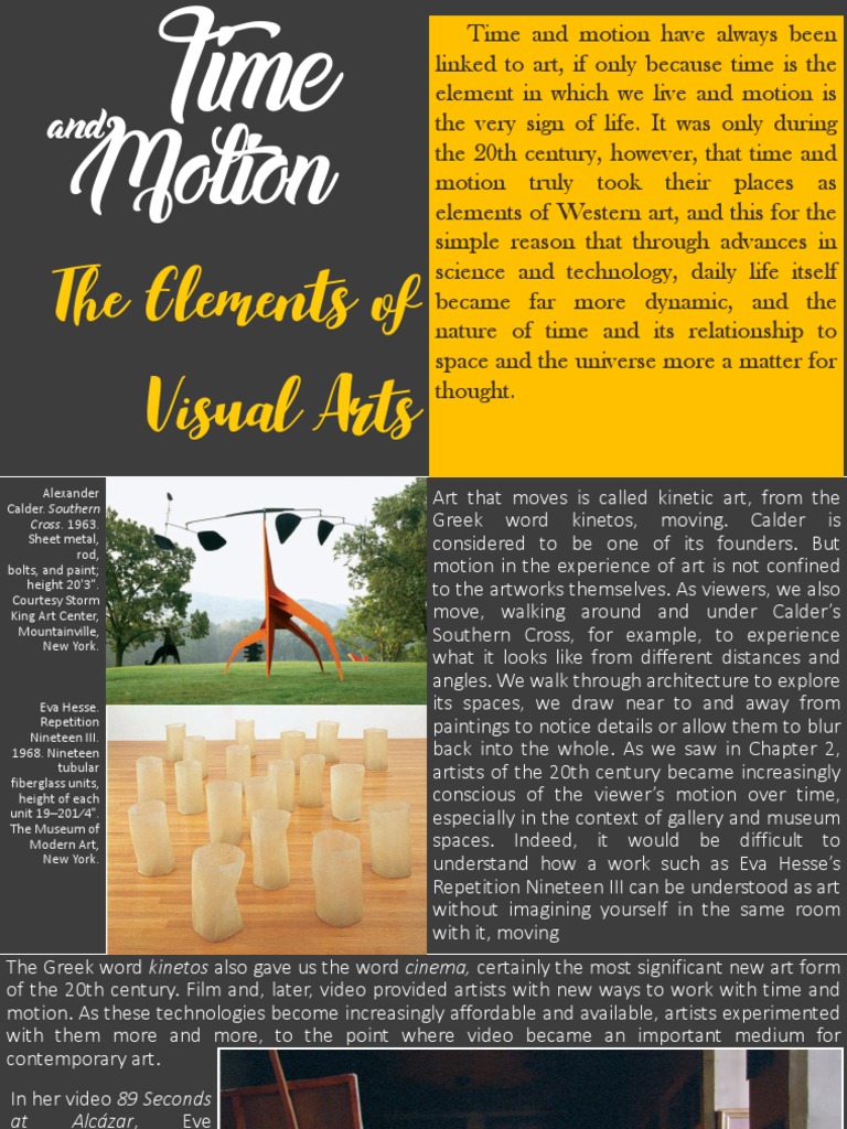 Time and Motion in Visual Art | PDF | Composition (Visual Arts) | Paintings