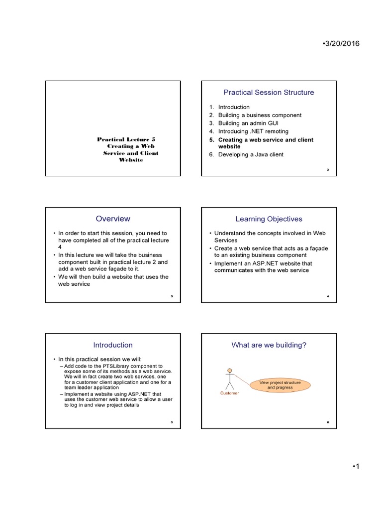 Practical Lecture5 PDF | PDF | Soap | Web Service