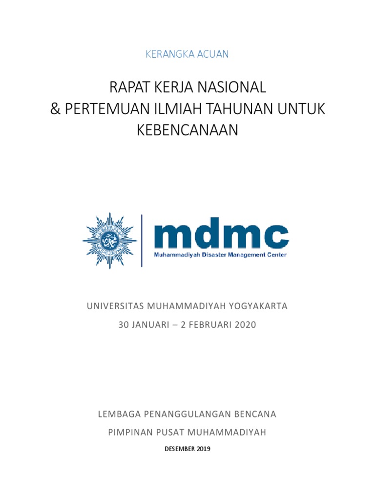 Tor Rakernas MDMC & Pim Kebencanaan | PDF | Politik | Pengembangan Diri