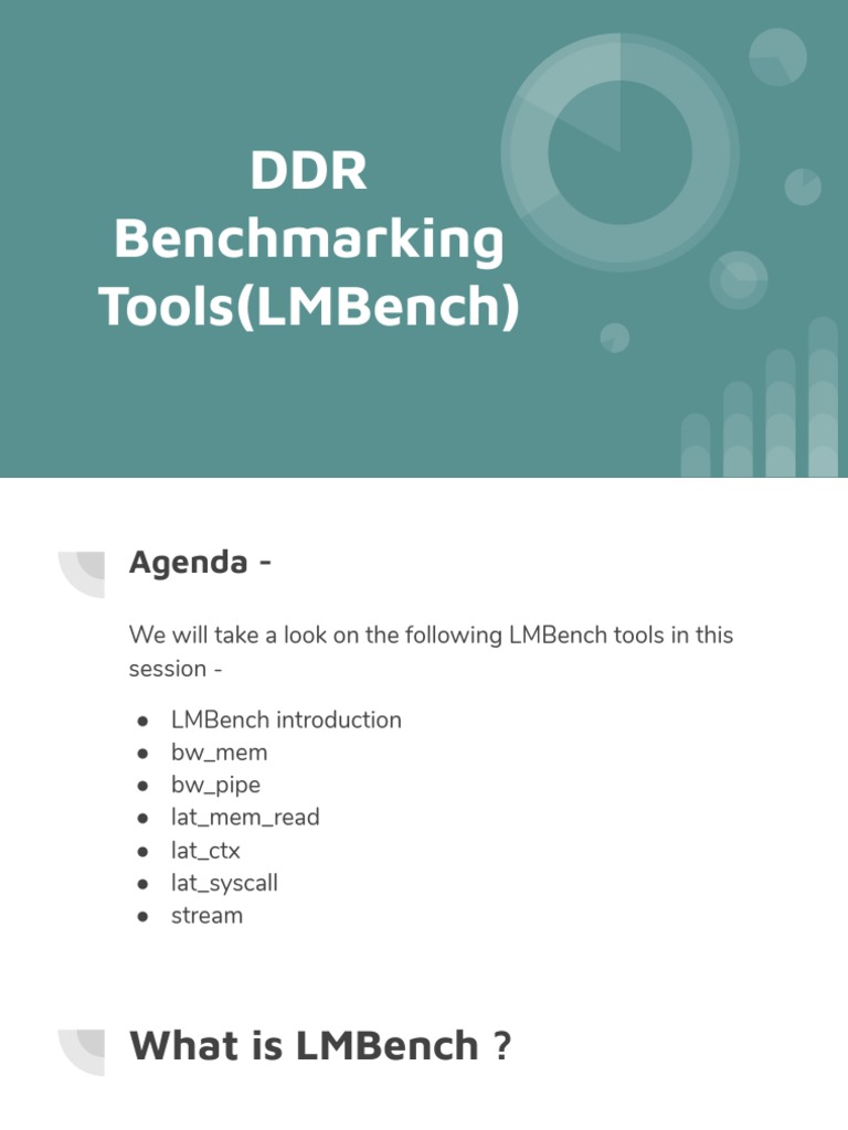 DDR Benchmarking Tools (LMBench) | PDF | Cpu Cache | Computer Data Storage