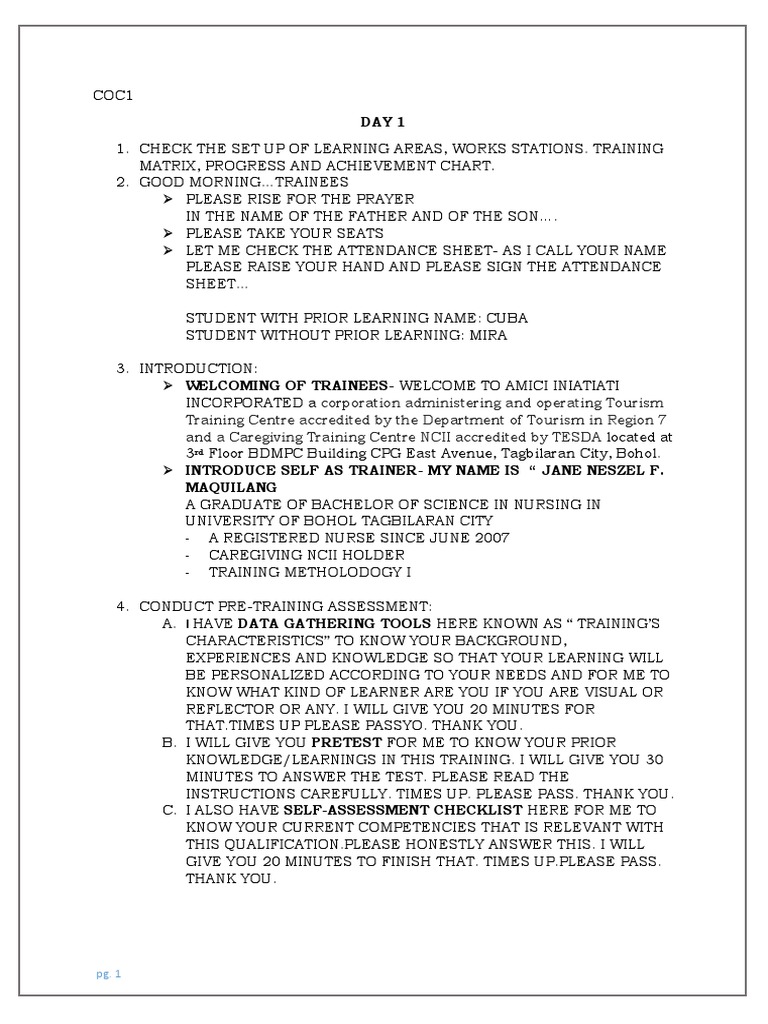 Final Script For Coc1 | PDF | Educational Technology | Learning