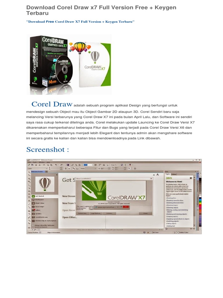 Corel Draw x7 Full Version Free | PDF