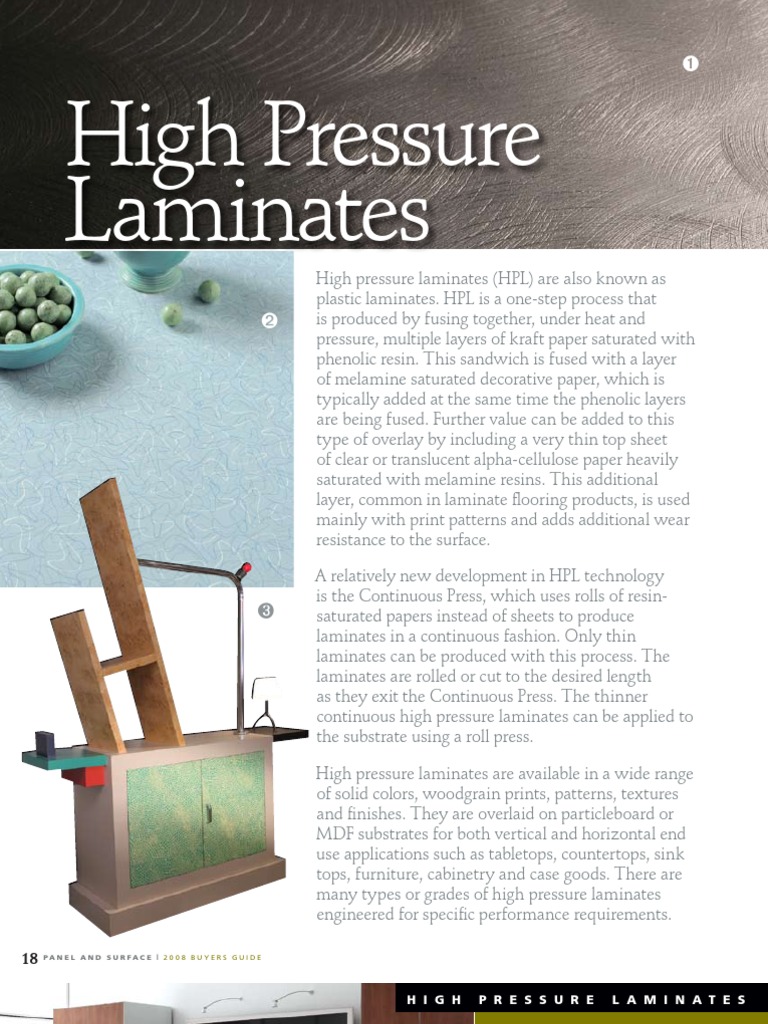 HPL | PDF | Countertop | Lamination