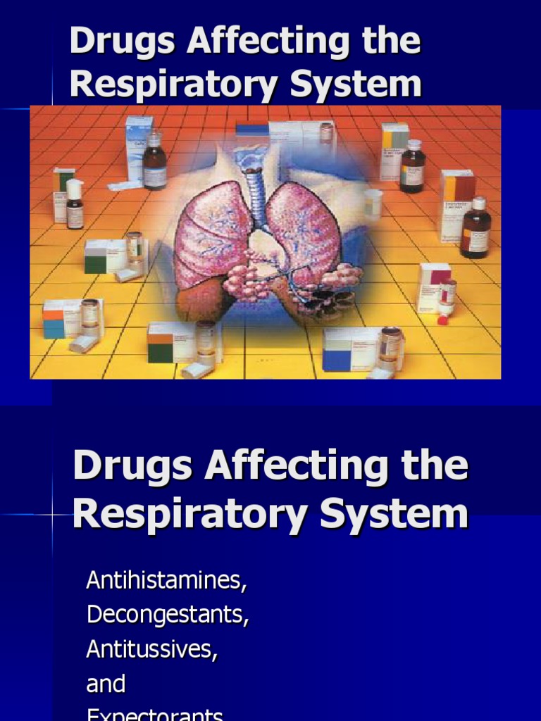 Drugs Acting On Respiratory System 6640 | PDF | Asthma | Allergy