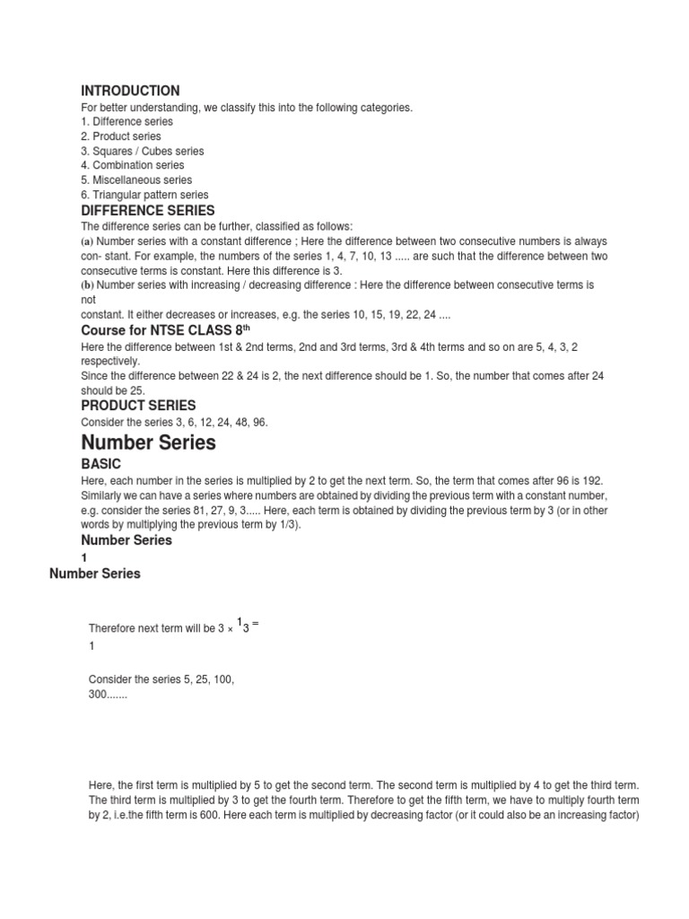 VMC Verbal Reasoning Class 8 Module | PDF | Inequality (Mathematics ...