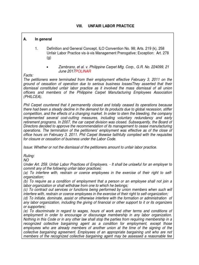 Unfair Labor Practice | PDF | Collective Bargaining | Unfair Labor Practice