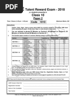 Class-X - Nsat - 2019 - QP KS PDF Sample Paper (Narayana) | PDF ...