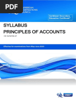 CSEC Principles of Accounts Syllabus 2019 | PDF | Debits And Credits ...