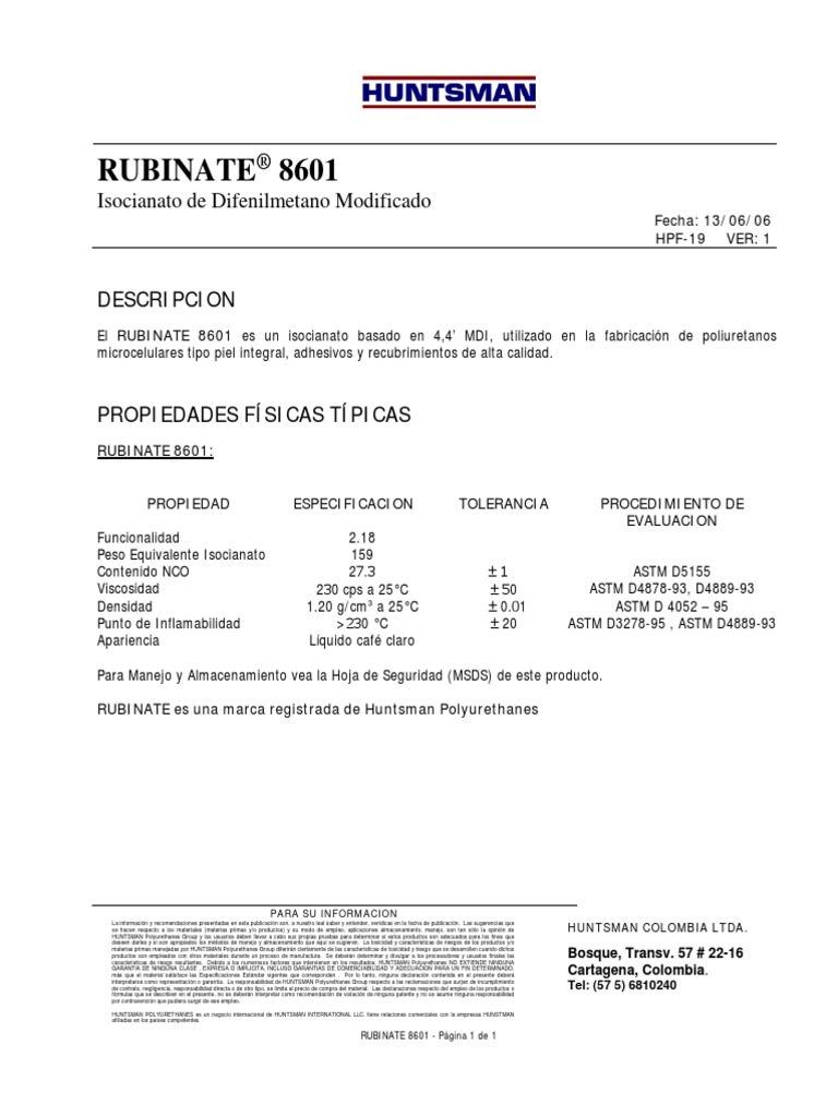 HPF-19 Rubinate 8601 | PDF | Naturaleza