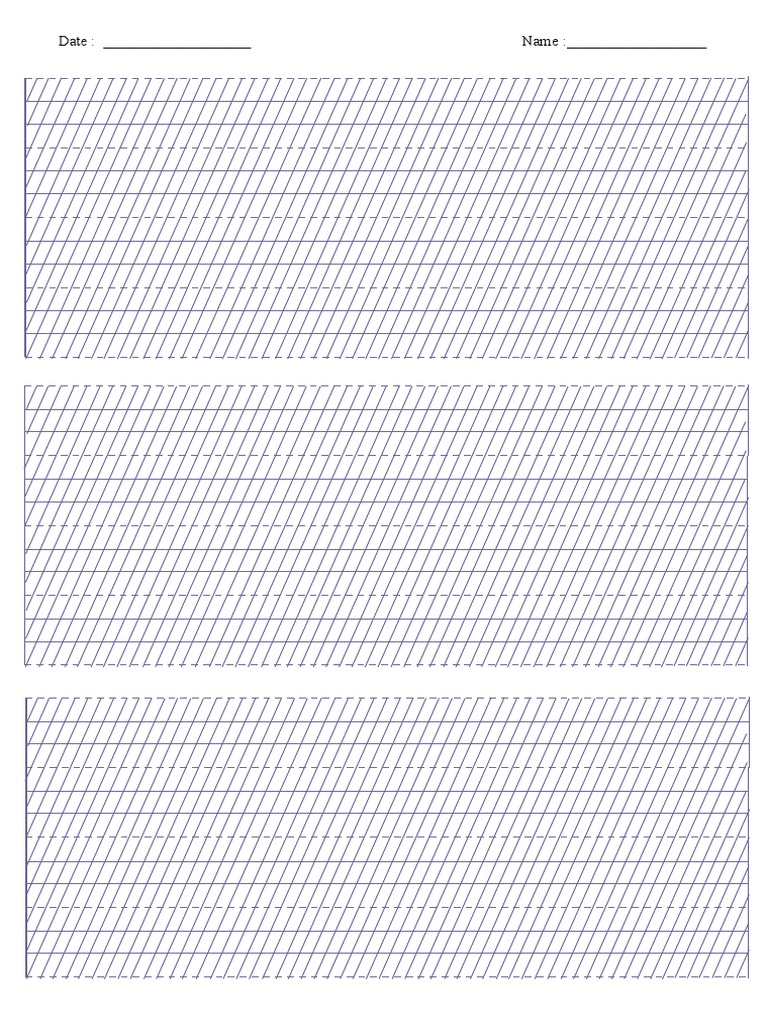 Fisa Caligrafie PDF | PDF